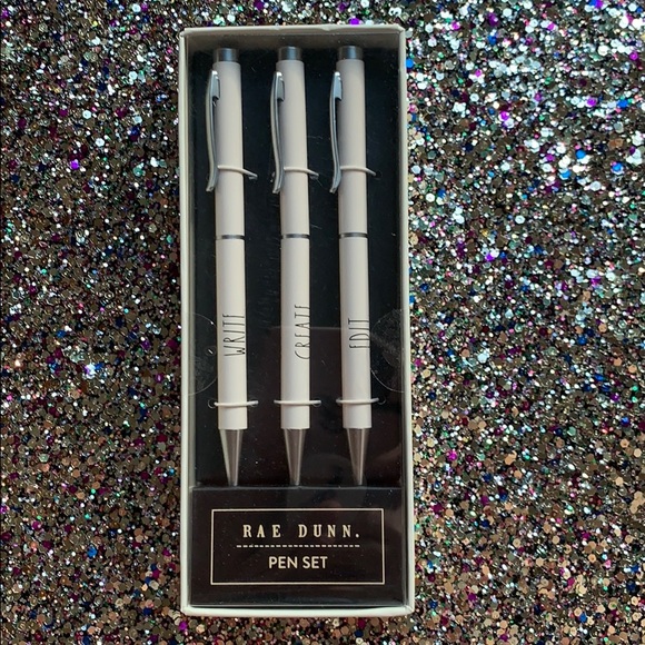 Rae Dunn | Office | Rae Dunn Writing Pen Set In Write Create Edit ...